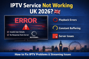 IPTV Service Not Working UK 2026? Fix Playback Issues (Guide)